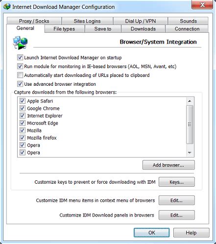How To Use Internet Download Manager Options Dialog