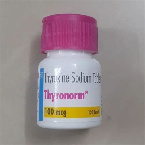 100mcg Thyronorm Thyroxine Sodium Tablets At ₹ 170bottle Thyronorm Tablet In Surat Id