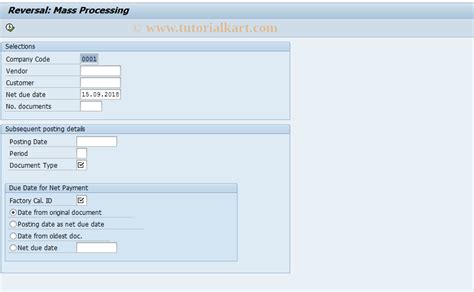 FMPSO SAP Tcode Reverse Overdue Deferrals