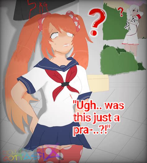 Osana Art 🧡 She Gets Hit By Weight Lolol Ryanderesimulator