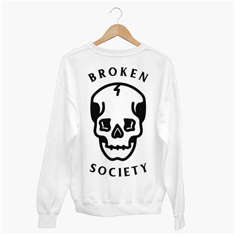 Totenkopf Sweatshirt Unisex Broken Society