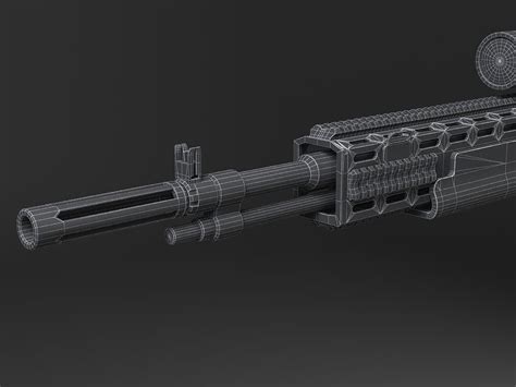 Rifle 3d Model 83 фото