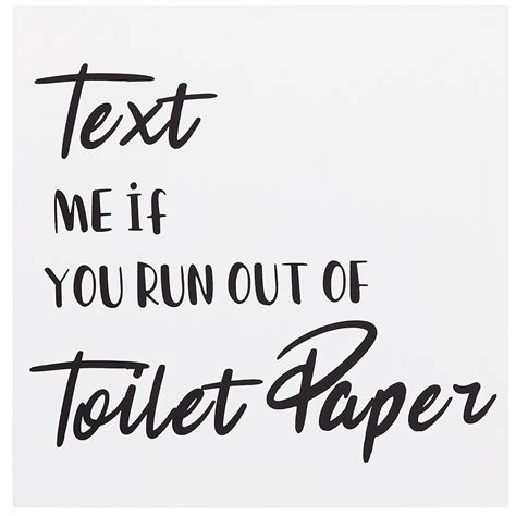 Bathroom Wall Art Text