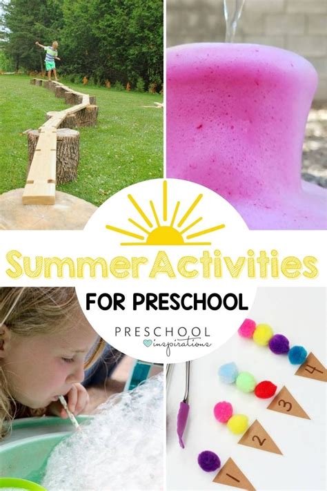 Summer Preschool Activities Preschool Pages