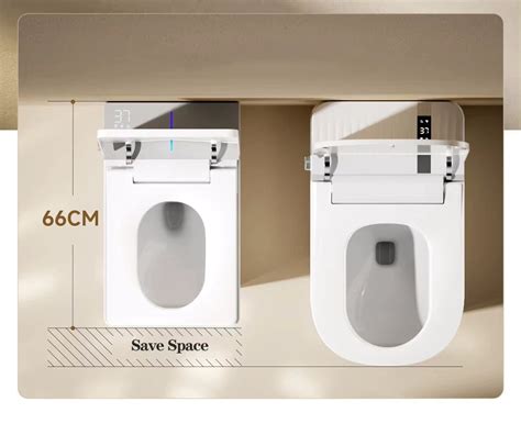 Mizu Tank High Tech Japanese Style Smart Toilet And Bidet Bubbles