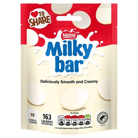 The Food Co Nestle Milkybar Botones De Chocolate Blanco 80g