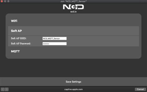 WiFi Sensor User Guide For Use With MQTT NCD Io