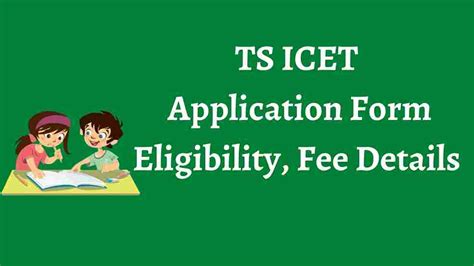 Ts Icet Application Form 2023 Eligibility Fee And Application