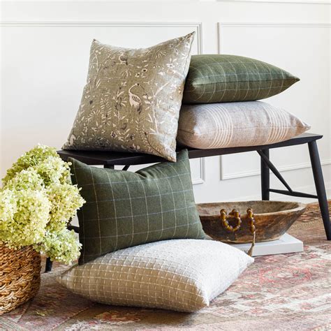 Addison Plaid 14x20 Lumbar Pillow Moss Tonic Living