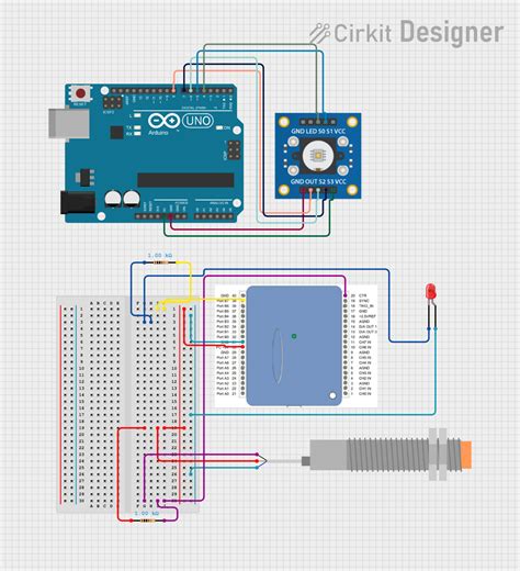 How To Use Color Sensing Detection Sensor Pinouts Specs And Examples Cirkit Designer