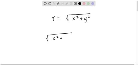 solved the letters x and y represent rectangular coordinates write