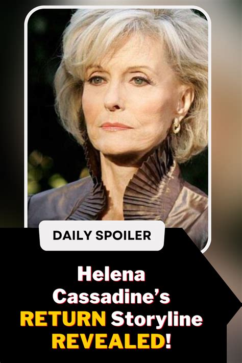 General Hospital New Leak Constance Towers S Helena Cassadine Returns