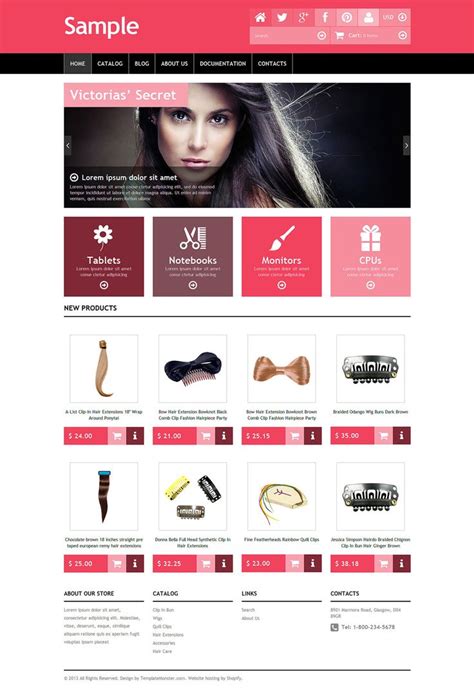 Free Sample Shopify Template Shopify Templates Ecommerce Website Template Best Shopify Themes