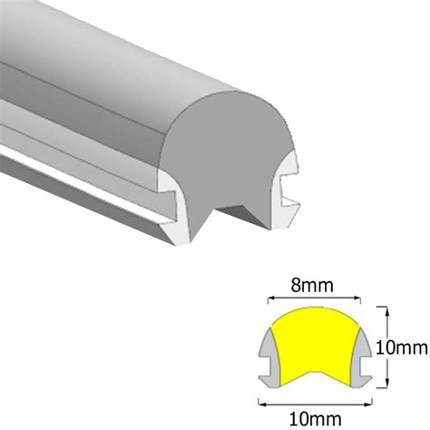 Diy Led Diffuser Bendable Silicone Neon Signage Light Cover