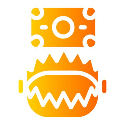 Trap Generic Flat Gradient Icon