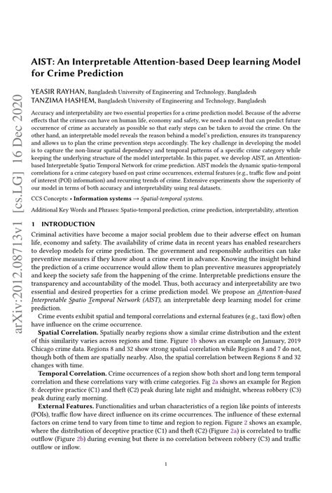 Pdf Aist An Interpretable Attention Based Deep Learning Model For Crime Prediction