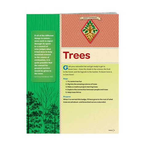 Cadette Trees Badge Girl Scout Shop