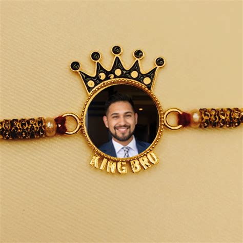 King Bro Custom Photo Rakhi Order Customized Rakhi For Brother