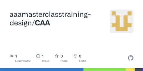 Github Aaamasterclasstraining Designcaa · Github