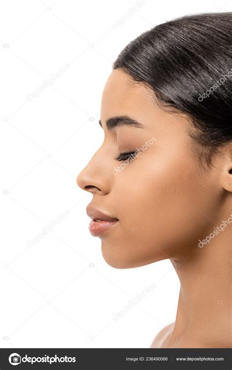 Woman Side Profile Eyes Closed