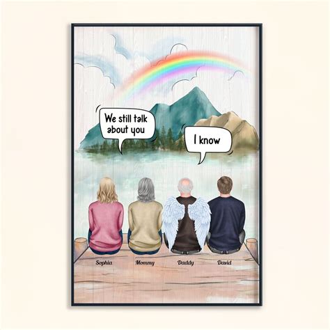 Memorial We Still Talk About You Personalized Poster Memorial