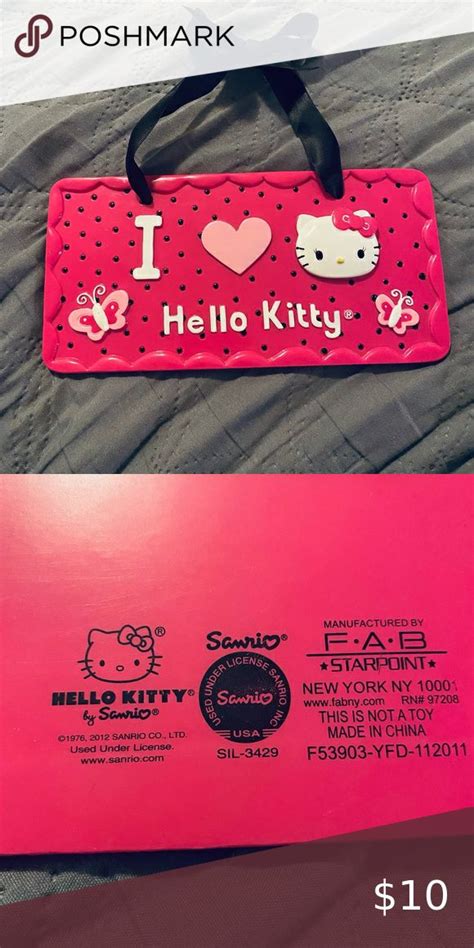 Hello Kitty Hanging Sign Hello Kitty Kitty Hanging Signs