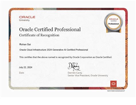 Generativeai Oraclecloud Certification Aiengineer Cloudcomputing