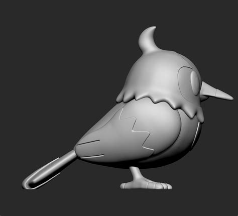 🐉 Pokemon Starly・ Stl File For 3d Printing・cults