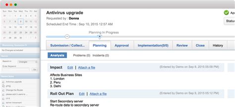 itil变更管理 变更管理流程 manageengine servicedesk plus