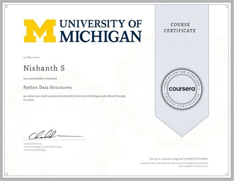 Happy To Share That I Have Completed Python Data Structures Course Offered From Coursera