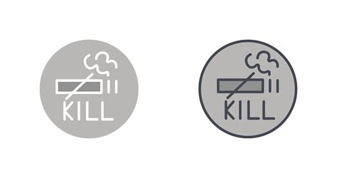 Smoking Kills Icon 42865233 Vector Art At Vecteezy