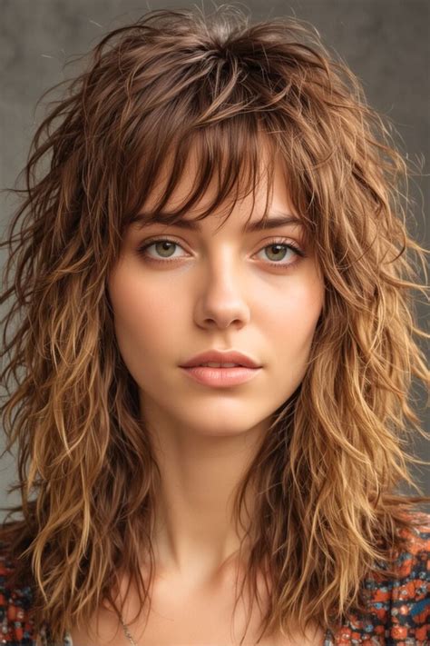 30 Long Shag Haircut With Bangs 2025 Fashion Trend Hacks