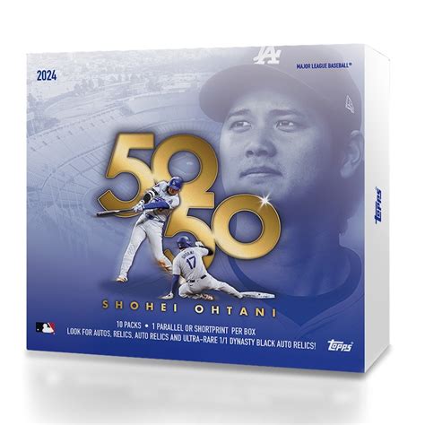 2024 Topps 50 50 Shohei Ohtani Baseball Checklist Set Details
