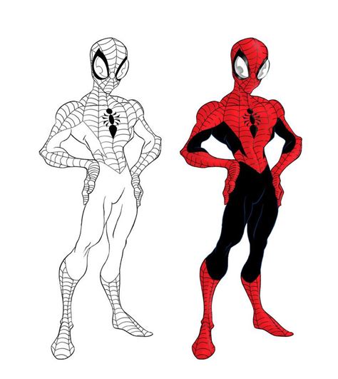 صور تلوين سبايدر مـــان للأطفال 2024 توايس صور حصرية Superhero Coloring Pages Avengers