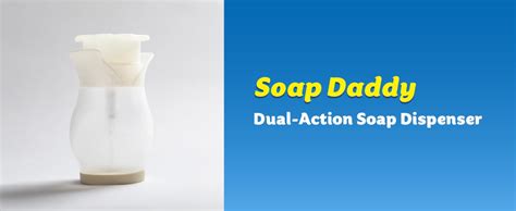 Scrub Daddy Soap Daddy Dual Sided Liquid Dish Soap Dispenser For Kitchen Sink