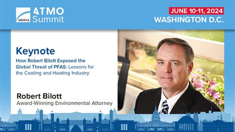 Keynote Robert Bilott Atmosphere America Summit 2024