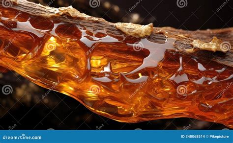 Amber Tree Sap Stock Illustration Illustration Of Sticky 340068514