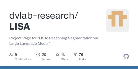 Issues · Dvlab Research Lisa · Github