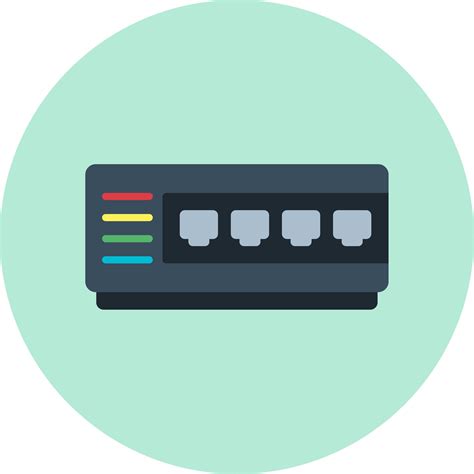 Network Hub Vector Icon 32737188 Vector Art At Vecteezy