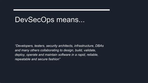 Devsecops The Evolution Of Devops Ppt