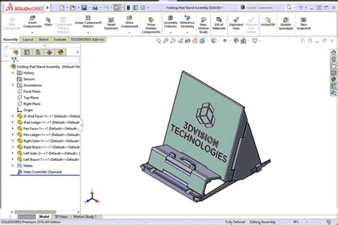 Get Control Of Your Mates With Solidworks Mate Controller Computer Aided Technology