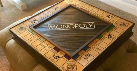 This Solid Wood Monopoly Board Is Hiding An Incredible Secret This Is