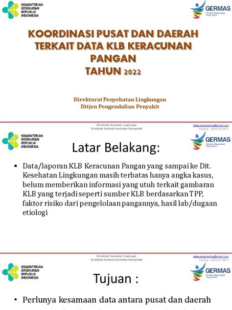 Koordinasi Klb Keracunan Pangan Pdf
