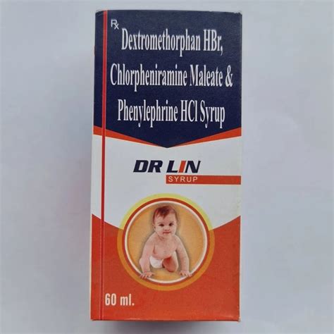 60ml Dextromethorphan Hbr Chlorpheniramine Maleate Phenylephrine Hci