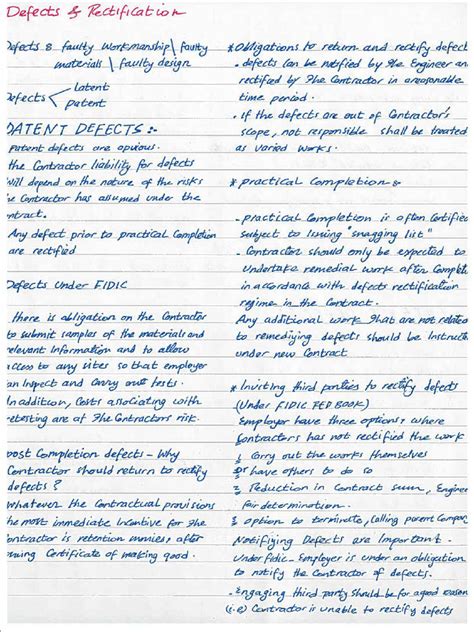 Defects Rectification Pdf