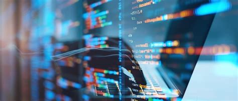 Premium Photo Laptop Typists Tech Background