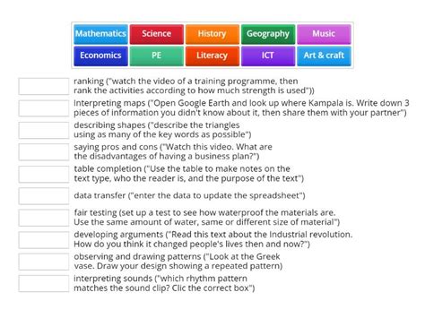 Clil Planning And Task Design Match Up