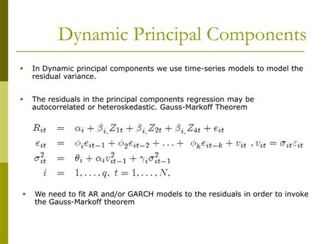 PPT Dynamic Principal Components In Optimal Portfolio Selection PowerPoint Presentation ID