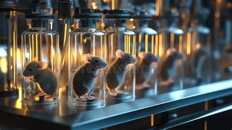 Rats Are Shown In An Experiment Lab Setting Generative Ai Stock