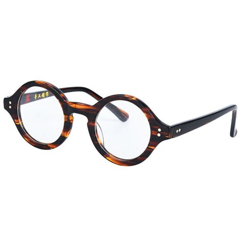 Vintage Small Round 38mm Handmade Optical Glasses Grandado
